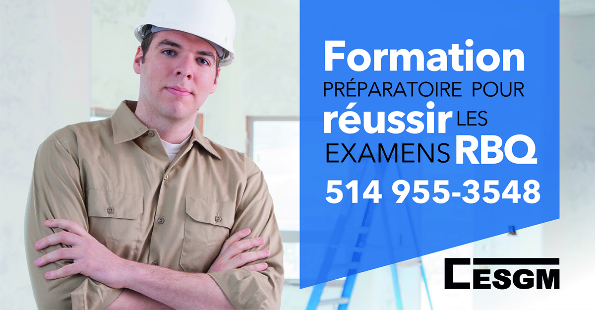 NOUVEAUTÉ: Obtenez votre licence RBQ - Formation préparatoire Coaching ...