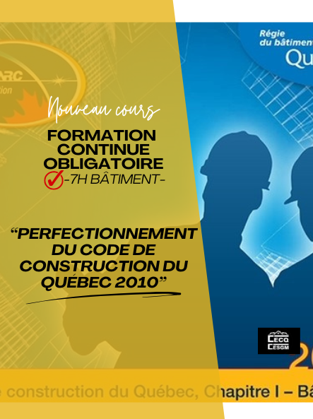 FORMATION CONTINUE *** PERFECTIONNEMENT AU CODE DE CONSTRUCTION DU ...